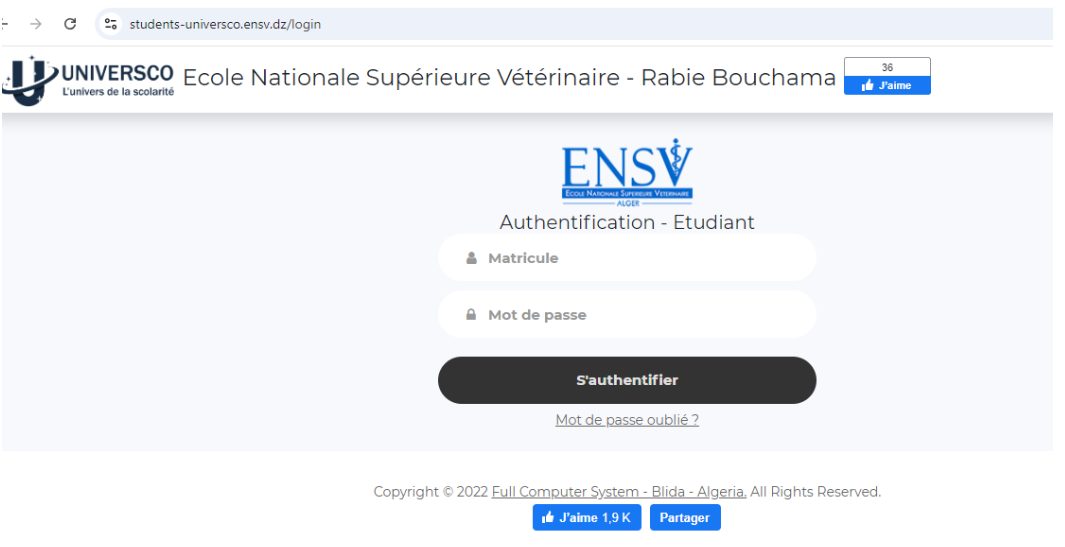 ENSV | Règlement intérieur de l’ENSV