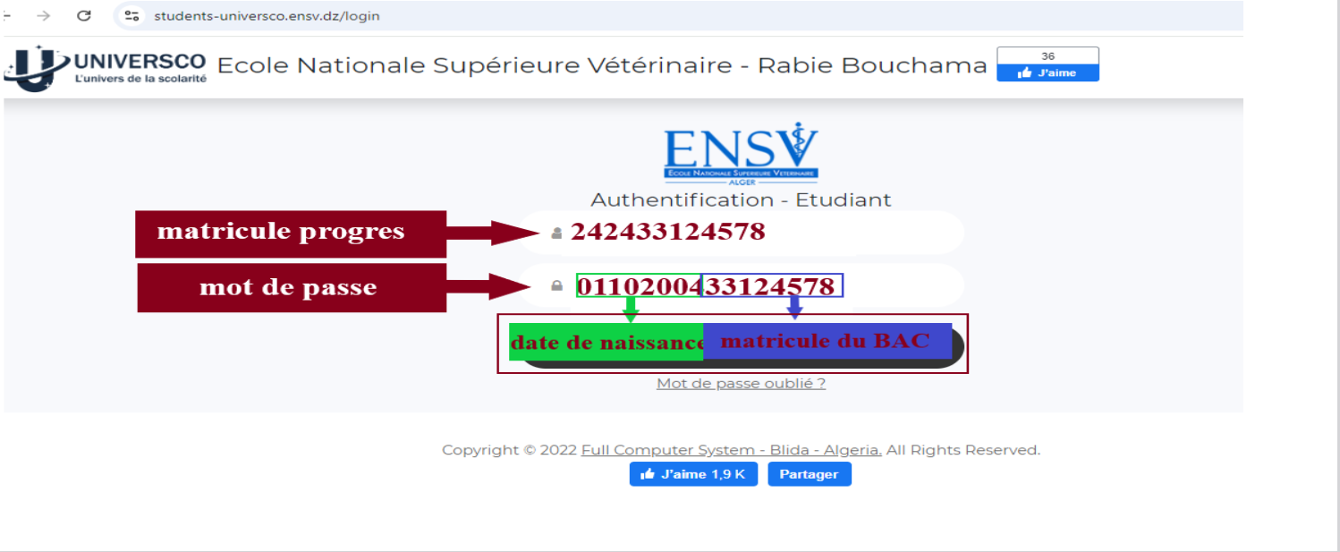 ENSV | Règlement intérieur de l’ENSV
